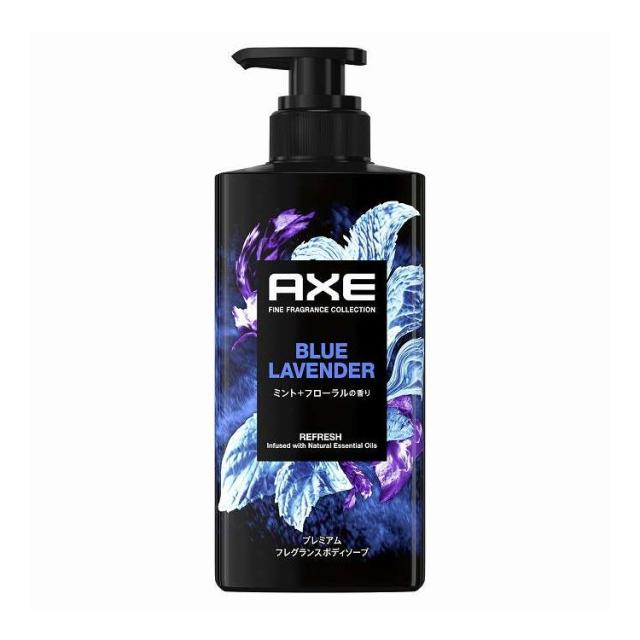 【単品18個セット】 ユニリーバ・ジャパン アックス プレミアムフレグランス ボディソープ ブルーラベンダー ポンプ 440G(代引不可)【送料無料】