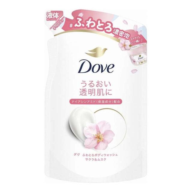 【単品19個セット】 ユニリーバ・ジャパン ダヴ ふわとろボディウォッシュ サクラ&ムスク つめかえ用 340G(代引不可)【送料無料】