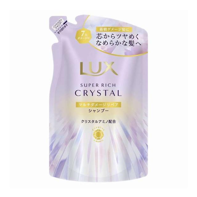 【単品20個セット】 ユニリーバ・ジャパン ラックス スーパーリッチクリスタル マルチダメージリペア シャンプー つめかえ用 300G(代引不可)【送料無料】