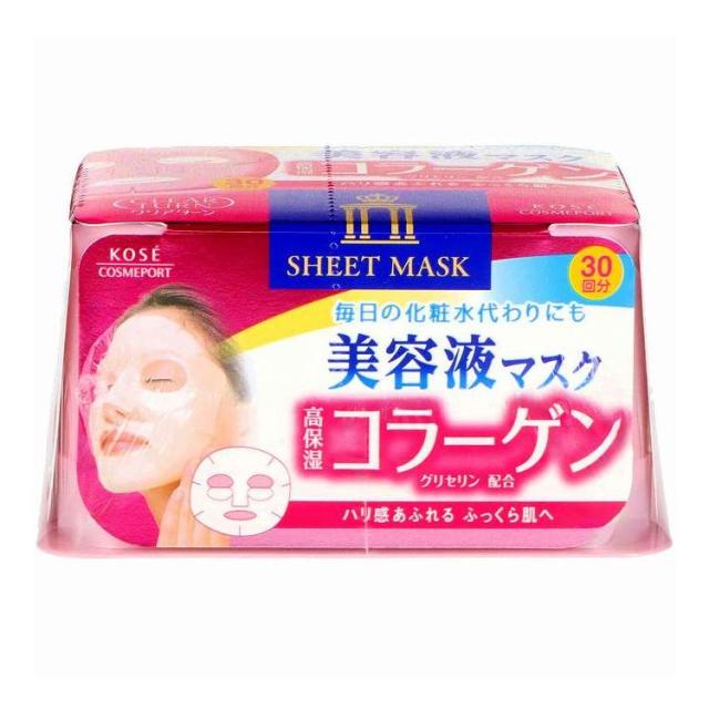 【単品14個セット】 コーセーコスメポート クリアターン COエッセンスマスク コラーゲン 30枚(代引不可)【送料無料】