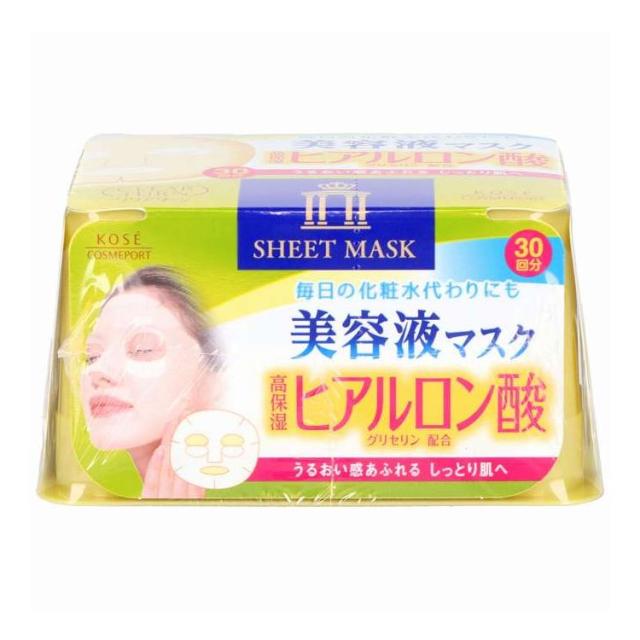 【単品12個セット】 コーセーコスメポート クリアターン HAエッセンスマスク ヒアルロン酸 30枚(代引不可)【送料無料】