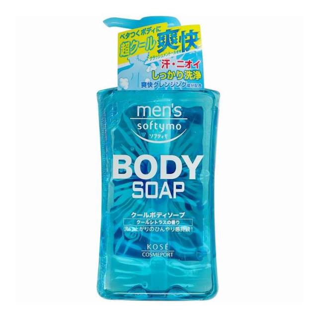 【単品15個セット】 メンズソフティモ クールボディソープ 550ml(代引不可)【送料無料】