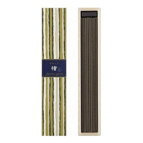 【単品8個セット】 日本香堂 かゆらぎ 檜 スティック40本入 香立付(代引不可)【メール便（ゆうパケット）】【送料無料】