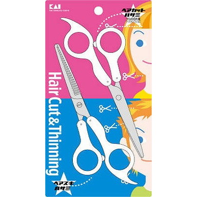 【単品19個セット】KQ2008 KQサンパツ 散髪ハサミセット 貝印(美粧)(代引不可)【送料無料】