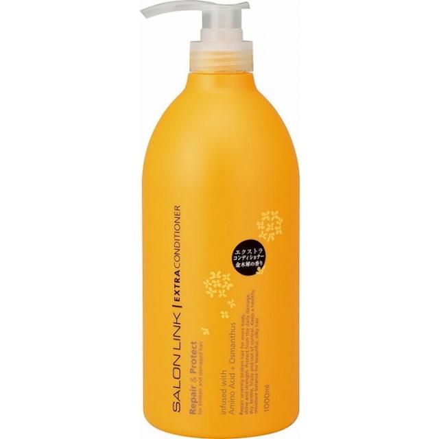 【単品12個セット】サロンリンク エクストラ コンディショナー 金木犀の香り 熊野油脂(代引不可)【送料無料】