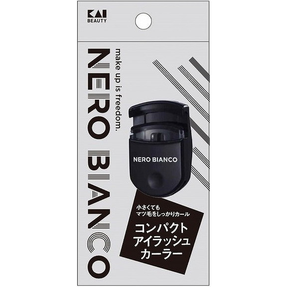 【単品17個セット】KQ3501 NEROBIANCO コンパクトアイラッシュカーラー 貝印(代引不可)【送料無料】