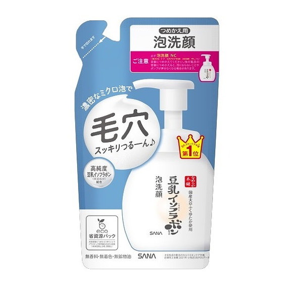 【単品19個セット】サナ なめらか本舗 泡洗顔 NC(つめかえ用) 常盤薬品工業(株)(代引不可)【送料無料】