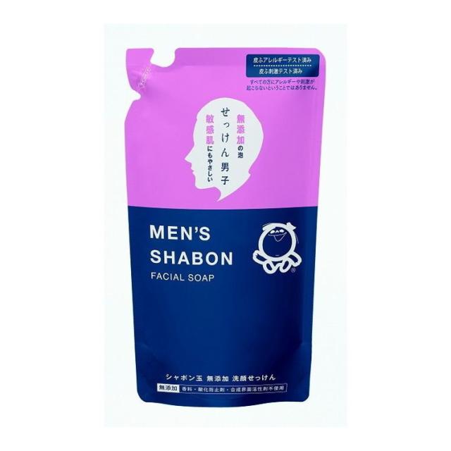 【単品16個セット】 メンズシャボンフェイシャルソープ詰替用250ML シャボン玉販売株式会社(代引不可)【送料無料】