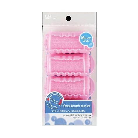 【単品17個セット】 HL0169ワンタッチカーラーM4P 貝印株式会社(美粧)(代引不可)【送料無料】