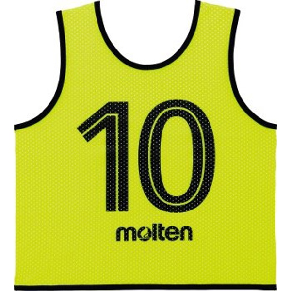 モルテン ゲームベストGVジュニア10枚セット 蛍光イエロー 蛍光イエロー GS0112KL【送料無料】