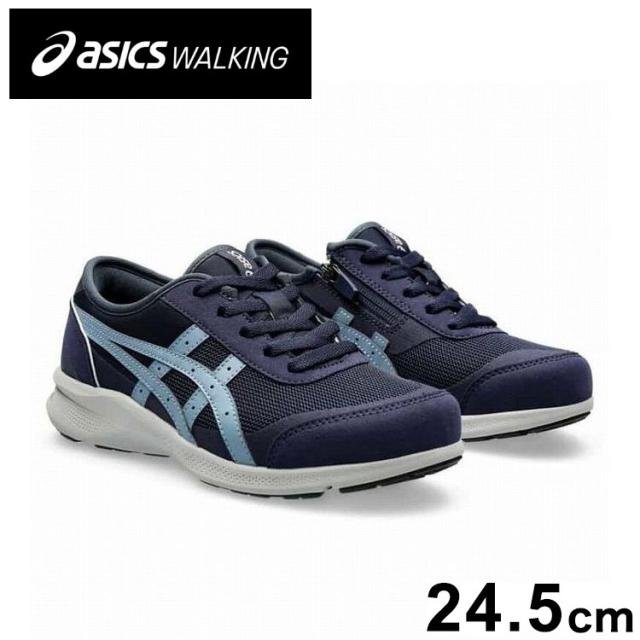 アシックス商事 HADASHIWALKER W066 NAVY BLUE/GREY BLUE 24.5cm 24AW シューズ アシックスウォーキング アウトドア ウォーキング ハダシウォーカー asics walking 1292A066【送料無料】