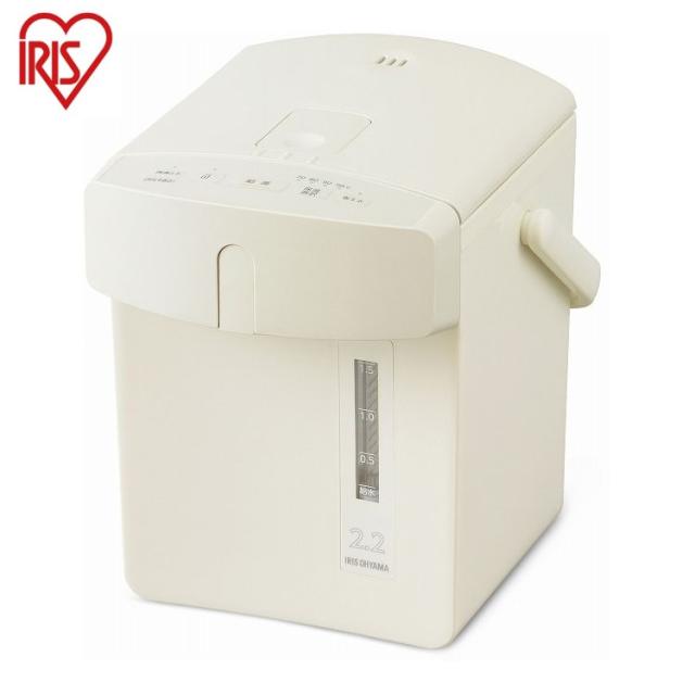 アイリスオーヤマ ジャーポット 2.2L マイコン式 IAHD-222-C アイボリー IRIS OHYAMA(代引不可)【送料無料】