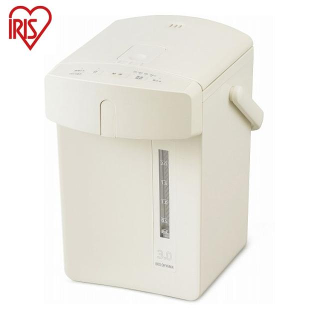 アイリスオーヤマ ジャーポット 3.0L マイコン式 IAHD-230-C アイボリー IRIS OHYAMA(代引不可)【送料無料】
