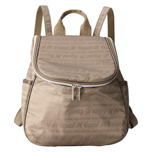 軽量ジャカードリュック ジュンコ コシノ イコール ブランドバッグ JKMT-10S BEIGE(代引不可)【送料無料】