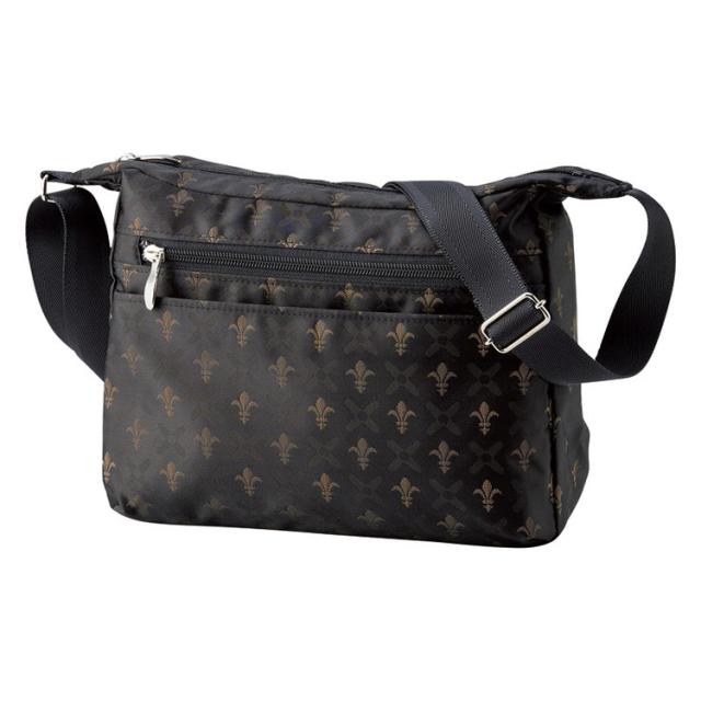 桐生ジャガードショルダー(ブラック) バッグ RLU-100001BK(代引不可)【送料無料】