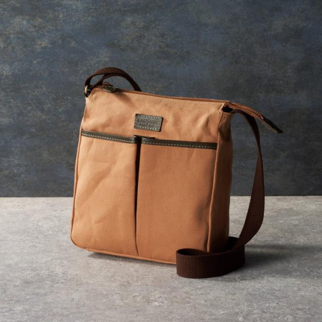 日本製柿渋ショルダーバッグ 良品工房 バッグ M15-125(代引不可)【送料無料】