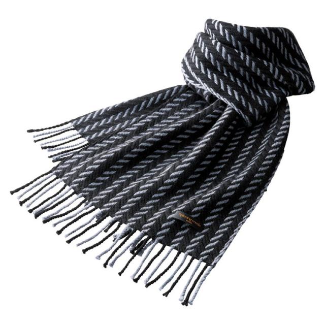カシミヤ混ウールマフラー 武州織技 スカーフ SPU15245H(代引不可)【送料無料】