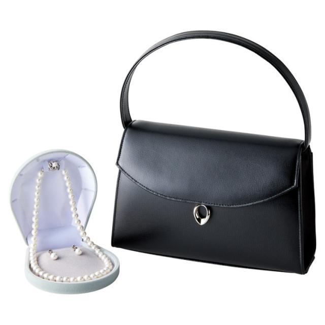 フォーマル3ウェイバッグ&貝パールネックレスセット バッグ 3WN-30023(代引不可)【送料無料】