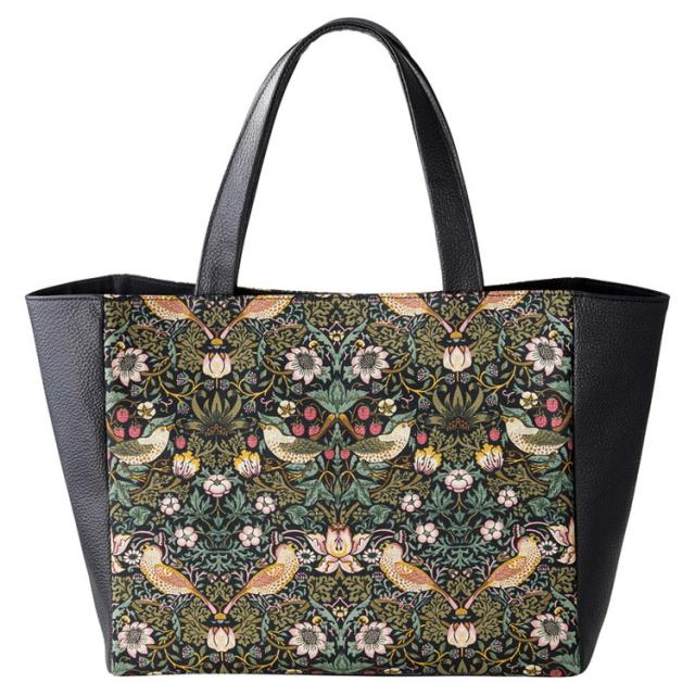 ハンドバッグ(ブラック) ファブリックバイベストオブモリス ブランドバッグ WMHB300(代引不可)【送料無料】