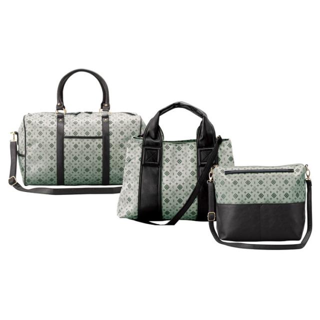 ボストン&ショルダー2点 クレア トラベラー ブランドバッグ CR25300-B(代引不可)【送料無料】