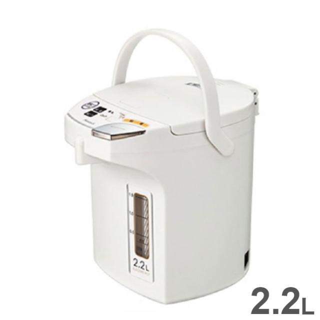 ピーコック魔法瓶 電動給湯ポット 2.2L ホワイト WMJ-22【送料無料】