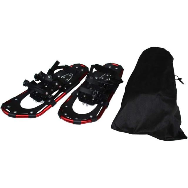 コンパル アルミ・スノーシュー M-53 収納袋付 適応靴サイズ:24.5~28.5cm(代引不可)【送料無料】