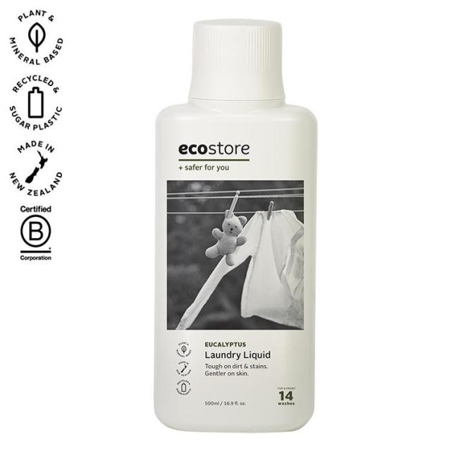 【単品5個セット】 ecostore ランドリーリキッド ユーカリ 500mL エコストア 洗剤 液体洗剤 肌にやさしい 天然 植物由来 敏感肌 低刺激【送料無料】の通販はau PAY ...