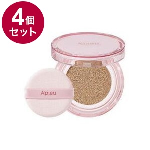 【単品4個セット】 アピュー スキンケア ウォーターロッククッション / No.23 自然な肌色 ファンデーション ベースメイク メイク 化粧直し 混合肌【送料無料】