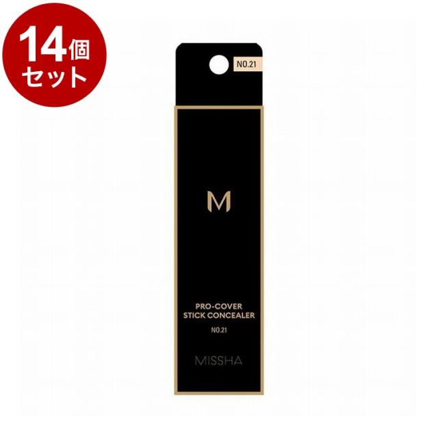 【単品14個セット】ミシャ M プロカバー スティックコンシーラー NO.21N 2.8g コンシーラー【送料無料】