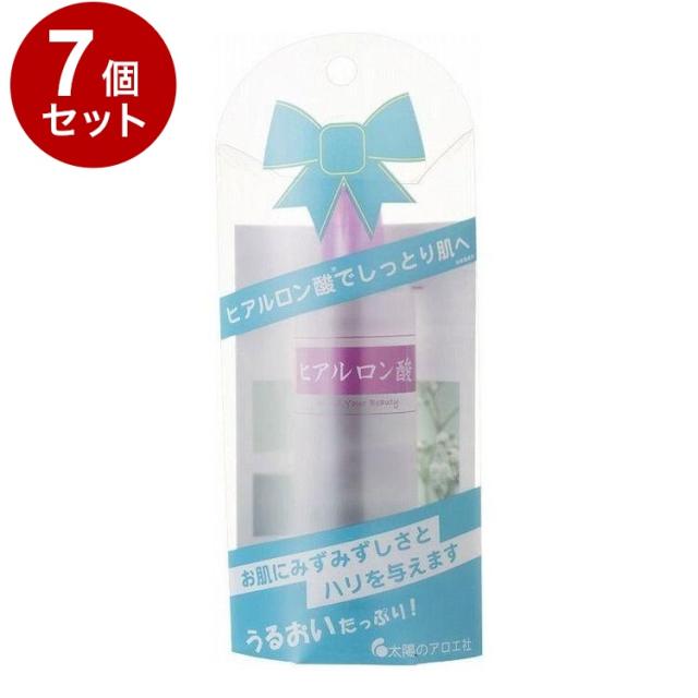 【単品7個セット】 太陽のアロエ社 ヒアルロン酸 原液 80ml 化粧水 美容液 シャンプー リップ 潤い 保湿 乾燥 ハリ ヘアケア うるおい 基礎化粧品 ボディケア リップケア スキンケア パック【送料無料】