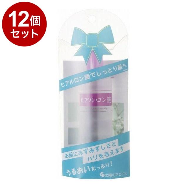 【単品12個セット】 太陽のアロエ社 ヒアルロン酸 原液 80ml 化粧水 美容液 シャンプー リップ 潤い 保湿 乾燥 ハリ ヘアケア うるおい 基礎化粧品 ボディケア リップケア スキンケア パック【送料無料】
