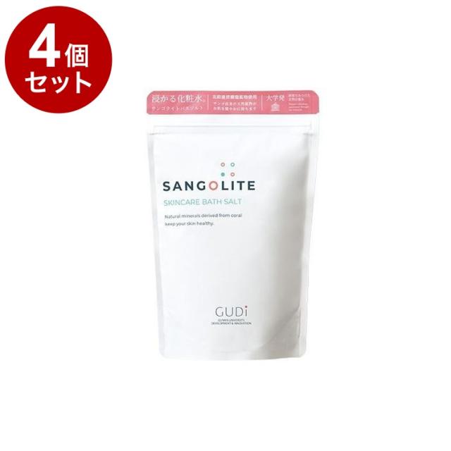【単品4個セット】 サンゴライト バスソルト プラス 500g 入浴剤 炭酸発砲【送料無料】