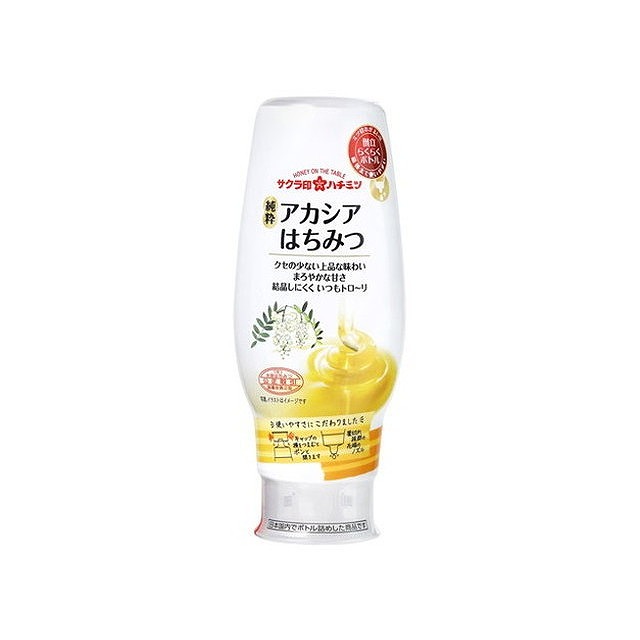 【12個セット】 サクラ印 純粋アカシアはちみつ 300g x12 まとめ買い まとめ売り お徳用 大容量 セット販売(代引不可)【送料無料】