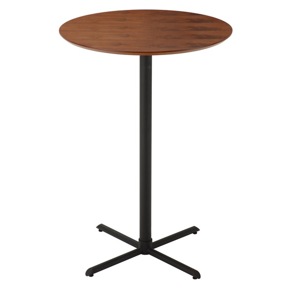 あずま工芸 TOCOM interior（トコムインテリア） カウンターテーブル 直径70cm ダークブラウン TCT-1230（代引不可）