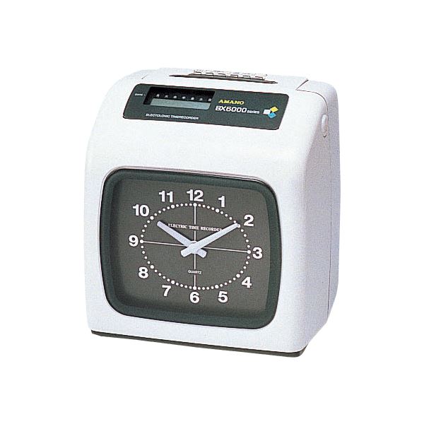 アマノ タイムレコーダーホワイト BX-6000W（代引不可）