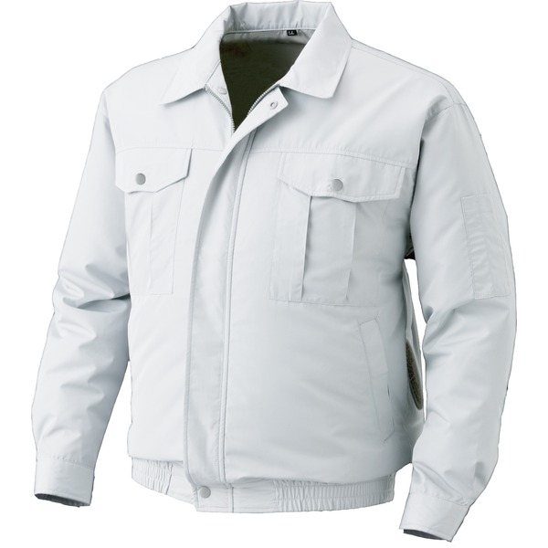 空調服 屋外作業用(チタン加工) リチウムバッテリーセット BPN-500NC06S2 シルバー M（代引不可）