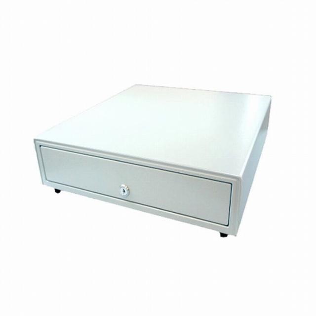 ビジコム プリンタ接続式キャッシュドロア(小型/3札6/W330xD415xH105mm/ホワイト) BC-415M-W(6C)(代引不可)【送料無料】