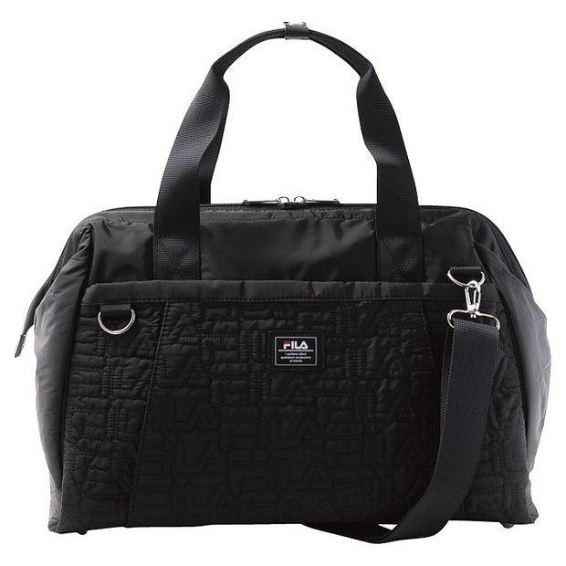 フィラ キルティング口枠ボストンバッグ B-FIL995040BK(代引不可)【送料無料】