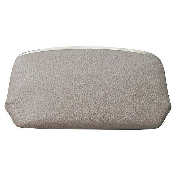 良品工房 日本製牛革天溝がま口財布 Y24-294GREY 財布 収納(代引不可)【送料無料】