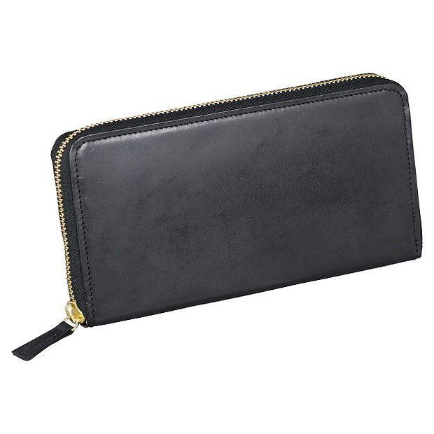 日本製ブライドルレザー ラウンド長財布 822601 財布 収納(代引不可)【送料無料】