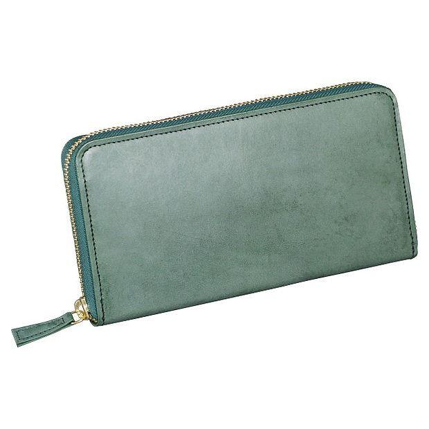 日本製ブライドルレザー ラウンド長財布 822603 財布 収納(代引不可)【送料無料】