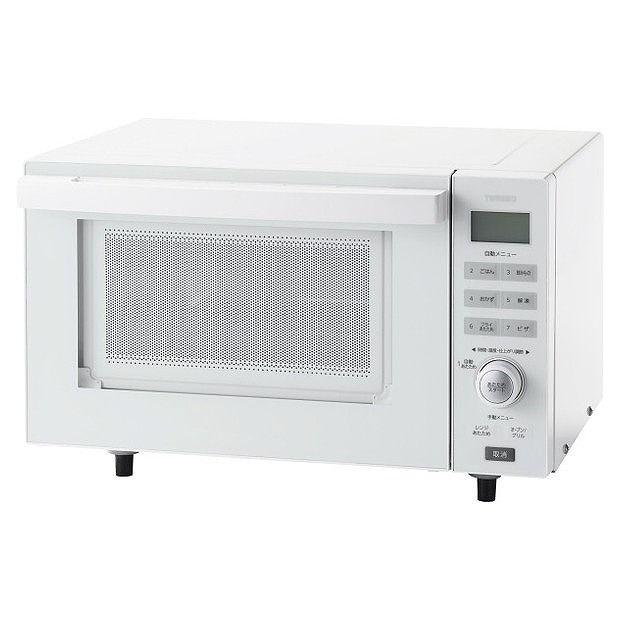 ツインバード センサー付フラットオーブンレンジ 18l DR-E852W(代引不可)【送料無料】