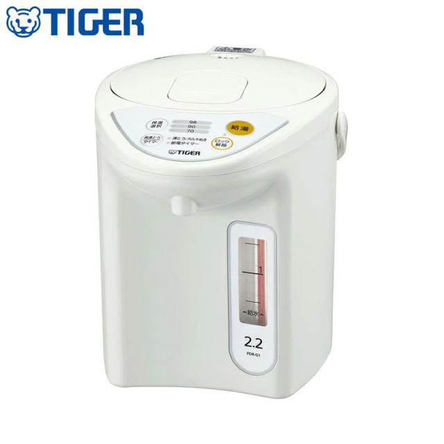 タイガー魔法瓶 マイコン電動ポット 2.2L PDR-G221-W 電気ポット【送料無料】