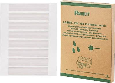 パンドウイット レーザープリンタ用回転ラベル 白 R100X125X1J【送料無料】