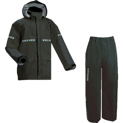 前垣 AP1000ワーキングレインスーツ ブラック 5Lサイズ AP1000BLK5L【送料無料】