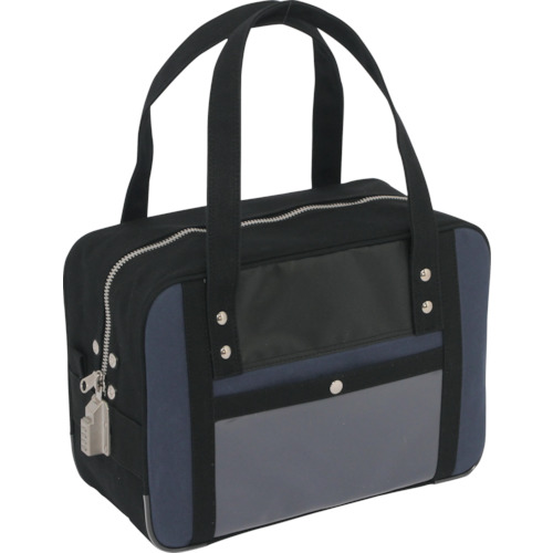 SANEI 帆布メール用ボストン(S)SED-1錠付 紺 BTSSED03【送料無料】