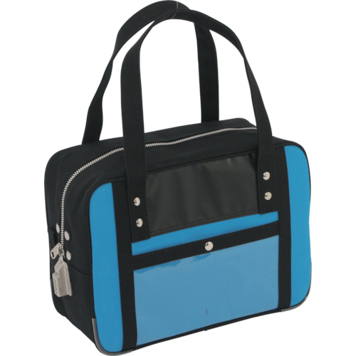 SANEI 帆布メール用ボストン(S)SED-1錠付 ブルー BTSSED09【送料無料】