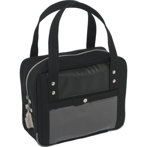 SANEI 帆布メール用ボストン(SS)SED-1錠付 黒 BTSSSED01【送料無料】