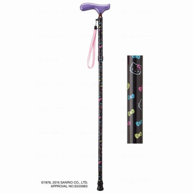 ケイ・ホスピア 愛杖ハローキティ 折りたたみステッキ/HK-24/-(代引不可)【送料無料】