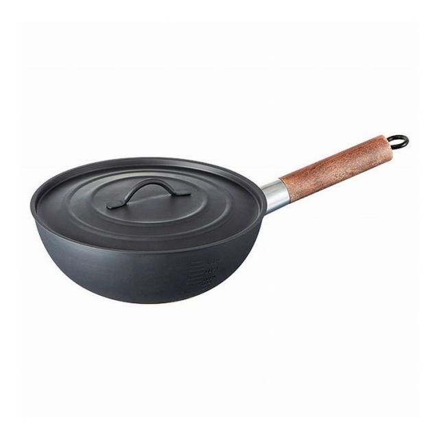 アウトドア用中華鍋23cm ベーシック IRCN1(代引不可)【送料無料】